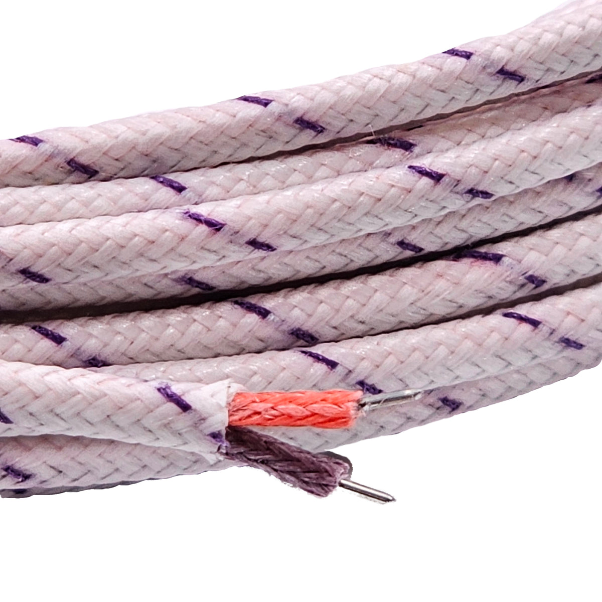 Wire, Type E, Fiberglass, 24 AWG, Solid Core, 30 Ft. Bundle (10 Yds ...