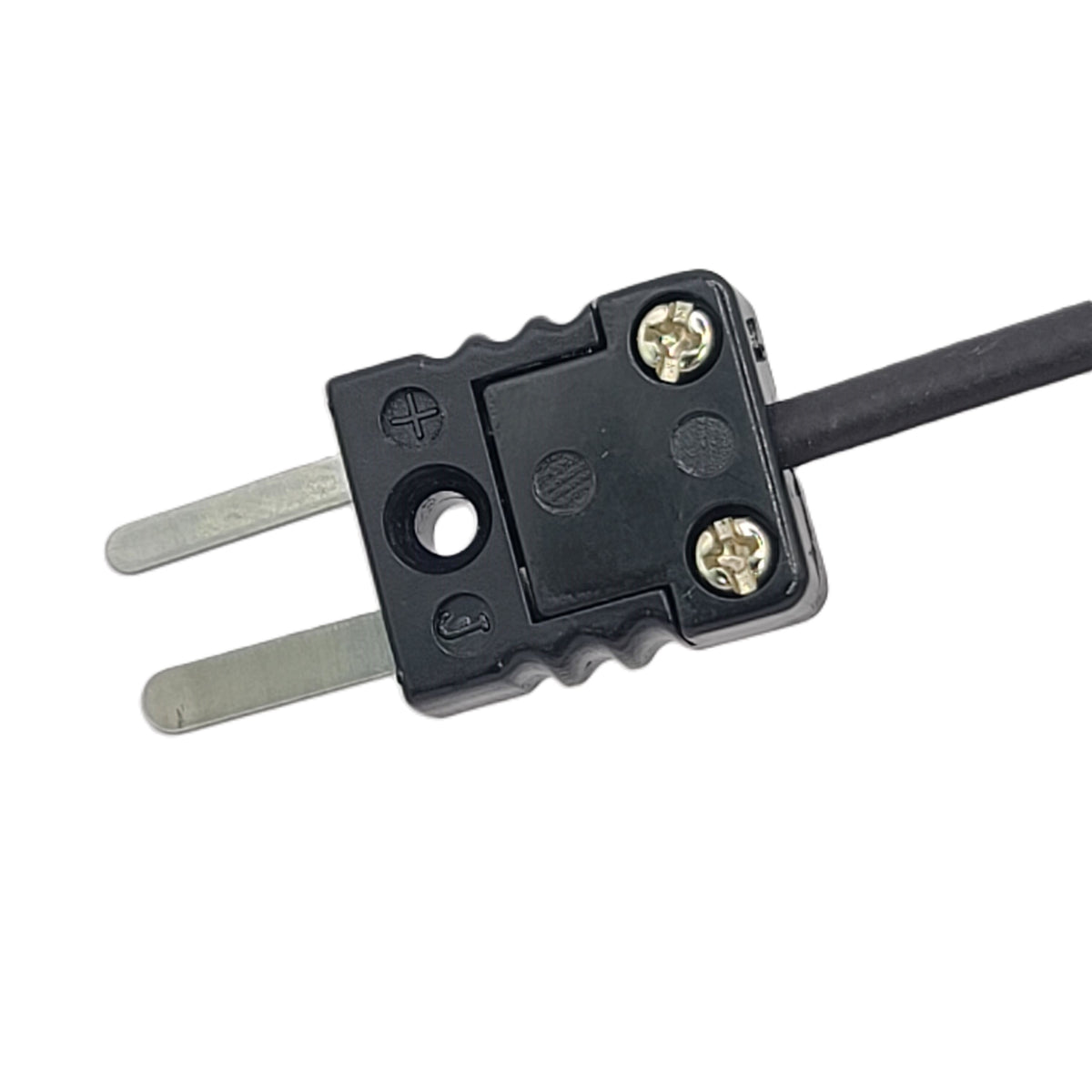 Thermocouple Probe, Type J, Fiberglass Insulation, 6ft, Mini Male, Wir ...
