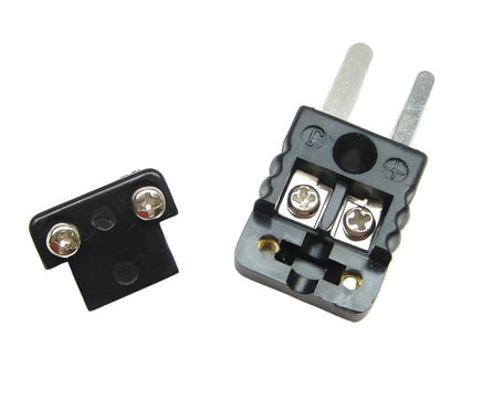 Thermocouple Connectors, Type-J, Miniature, Male/Female, Flat Blade Te ...