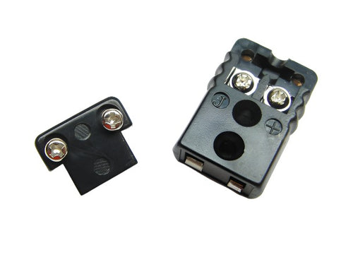 Thermocouple Connectors, Type-J, Miniature, Male/Female, Flat Blade Te ...